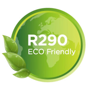 R290 refrigerant compressor for commercial refrigeration