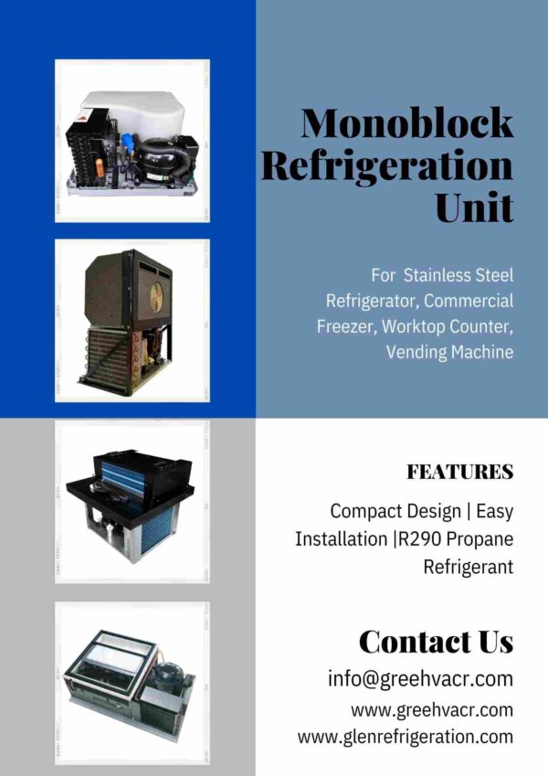 Packaged Refrigeration Unit Top-mounted Monoblock Refrigeration Unit