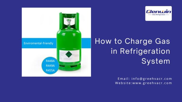 How to charge gas in refrigeration system?