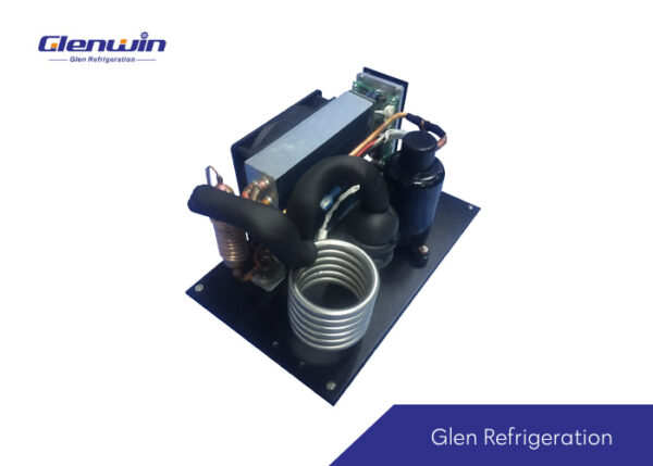 Small Chiller System With Stainless Steel Coil Tubing Glen Refrigeration